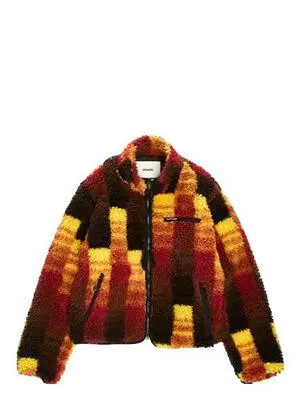 VOWELS Jacquarded Fleece Zip-up Jacket - Multi