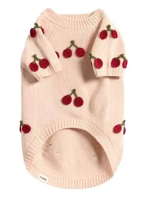 FURB Cherry Pet Sweater - Blush