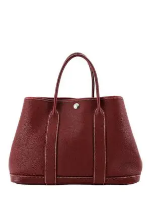 Hermès Garden Party Tote Leather 30 - Red