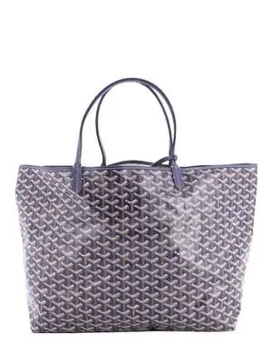 Goyard Saint Louis Tote Coated Canvas Gm Blue