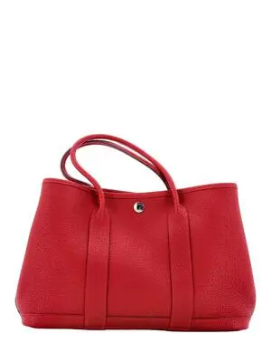 Hermès Garden Party Tote Leather 30 - Red