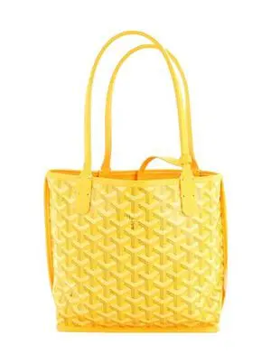 Goyard Anjou Reversible Tote Coated Canvas Mini Orange