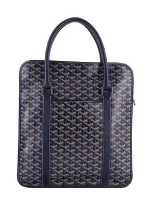 Goyard Bourgogne Bag Coated Canvas - Blue