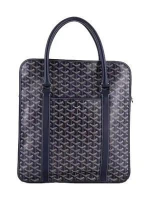 Goyard Bourgogne Bag Coated Canvas - Blue