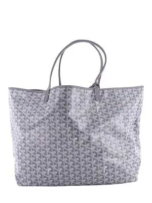 Goyard Saint Louis Tote Coated Canvas Gm Gray