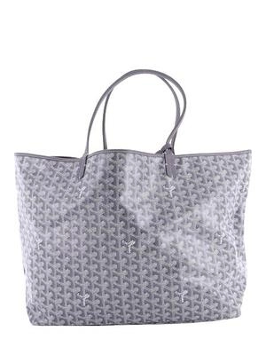 Goyard Saint Louis Tote Coated Canvas Gm Grey