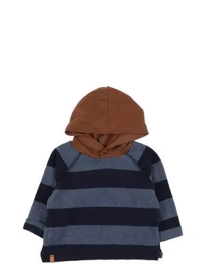 ONE MORE IN THE FAMILY Hooded Sweater - Blu