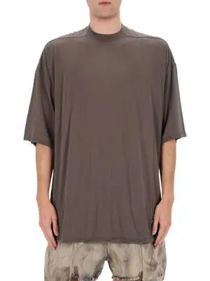 Rick Owens Cotton Oversized T-shirt - Brown