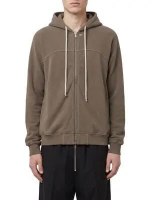 Rick Owens Zip-up Sweatshirt - Grey