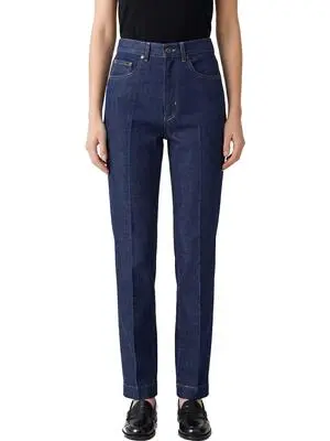 Chloé Slim Fit Cotton Denim Jeans - Navy