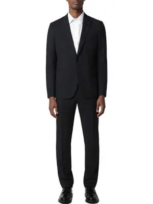 LARDINI Single-breasted Wool Blend Dress - Blue