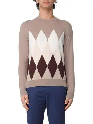 BALLANTYNE Argyle Sweater - Sand