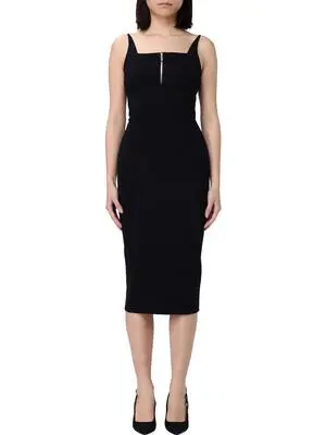 Armani Exchange Zip Up Sheath Dress - Black