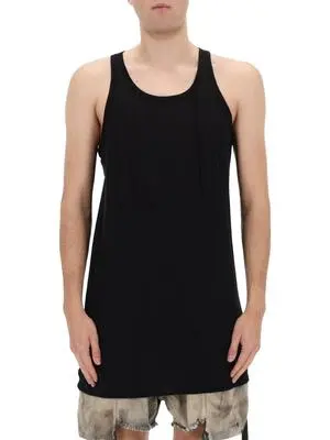 Rick Owens Cotton Tank Top - Black