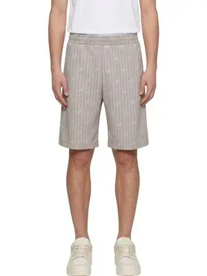 GCDS Gcds Technical Fabric Shorts With Striped Logo