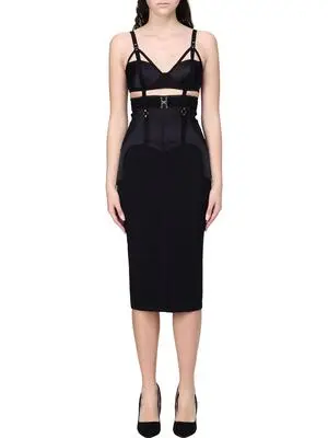 Elisabetta Franchi Zip-up Pencil Skirt - Black