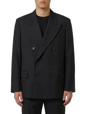 Dries Van Noten Double Breasted Blazer - Black