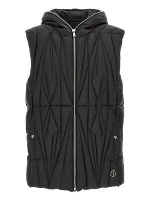 Rick Owens Quilted Vest - Black