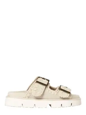 Mou Heeled Sandal - Beige