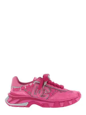 Dolce & Gabbana Lace Sneakers - Fuchsia