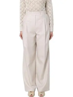 Eleventy Tailored Wide Leg Trousers - Sand