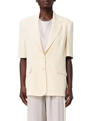 HANITA Crepe Single-breasted Blazer - Yellow