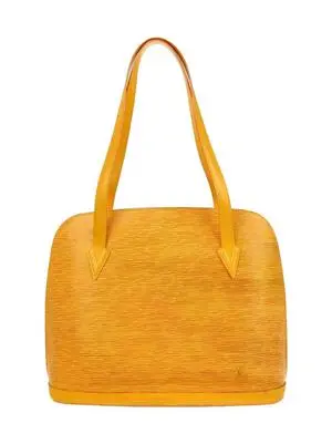 LOUIS VUITTON 1996 Leather Shoulder Bag - Yellow