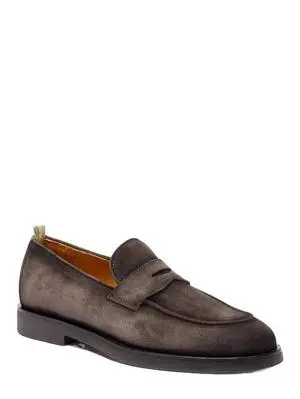 Officine Creative Opera Flexi 101 Penny Loafer Dark Brown