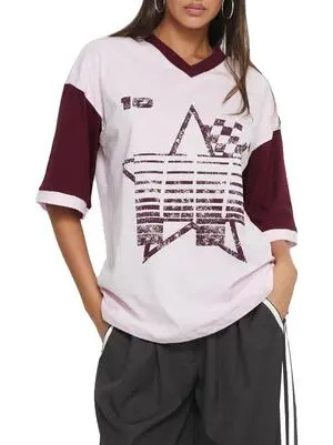 Princess Polly Oversized Graphic T-shirt - Pink