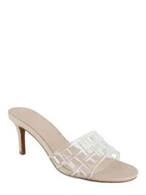RM REBECCA MINKOFF July Slide Sandal - Clear/nude