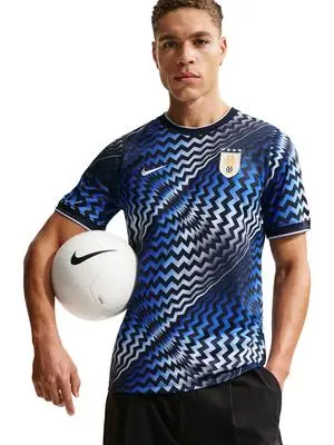Nike Uruguay Academy Pro Dri-fit Soccer Pre-match Short-sleeve Top - Blue