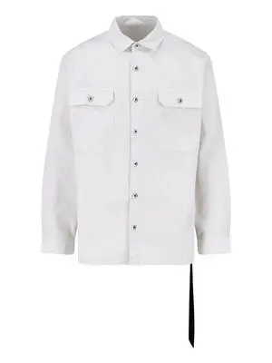 Rick Owens Jumbo" Button Shirt - Gray