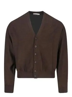 LEMAIRE Twisted Cardigan - Brown