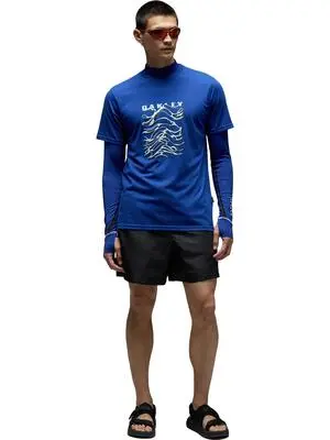 Oakley Waterscape Waves Tee - Blue