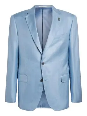 Pal Zileri Silk Vicenza Blazer - Blue