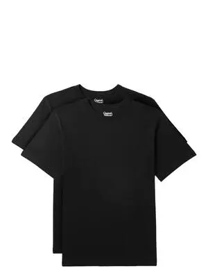FRIZMWORKS Og Athletic Pack Of Two Cotton-jersey T-shirts - Black