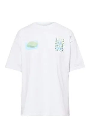 DAMSON MADDER Graphic Print Cotton T-shirt - White