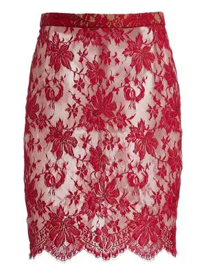 FRANÇOISE Lace Midi Skirt