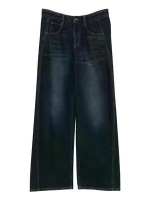JNBY Cotton Wide-leg Jeans - Blue