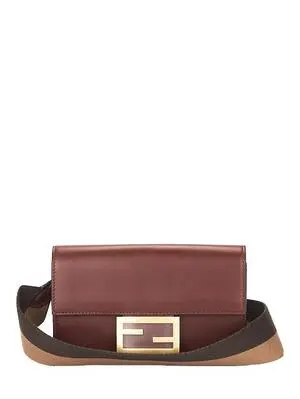 Undefined Fendi Selleria Baguette Shoulder Bag - Brown