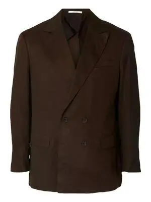 SELECTED Kim Double-breasted Blazer - Brown