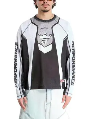 AWAKE NY Mesh Jersey Racer T-shirt - Black
