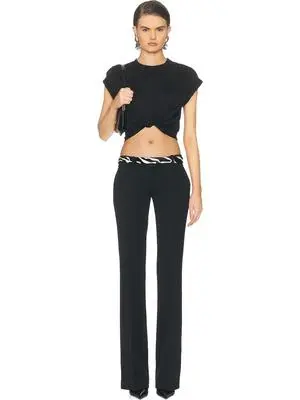 Givenchy Tie Detail T-shirt - Black