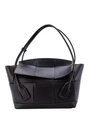 BOTTEGA VENETA Arco Maxi Intrecciato Leather Large Satchel