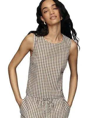 SANCTUARY Sleeveless Crew Tank Top