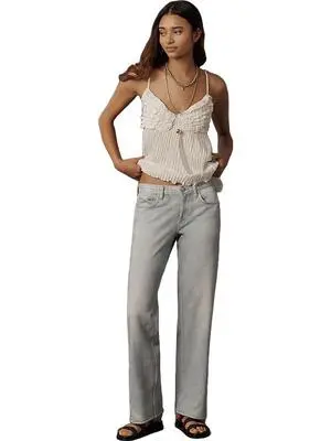 Rag & Bone Miramar Saige Low-Rise Straight Leg Jeans Aria