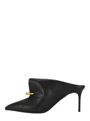 Balmain Piercing Mule - Black
