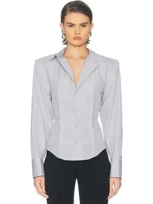 Attico Button Down Shirt - Multicolor