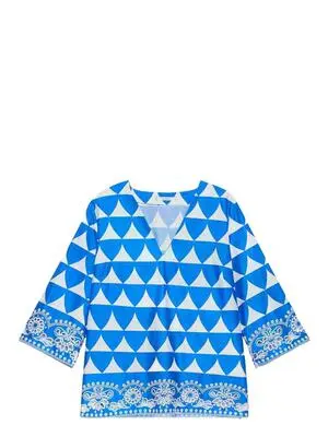 Malìparmi V-neck Blouse - Blue