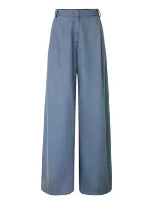 SESSUN Provenco Wide Leg Pants - Blue
